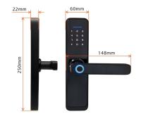 China Tuya Zigbee Smart Lock / Fingerprint Password Front Door Lock for sale