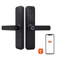 China Tuya APP Door Lock Smart Fingerprint Door Lock For Bedroom for sale
