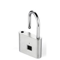 China Rainproof USB Smart Rim Lock / Biometric Padlock Rechargeable Lock for sale