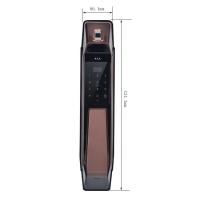 China OEM ODM Fingerprint Handle Door Lock Face Recognition Zinc Alloy Material for sale