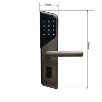 China Aluminum Alloy Smart Hotel Lock Biometric Digital Card Door Lock for sale