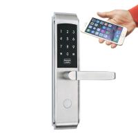 China Remote Management Smart Hotel Lock Silver / Black Intelligent Smart Lock for sale