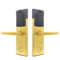 China RFID Card Reader Door Lock Stainless Steel Intelligent Electronic Lock for sale