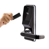 China Manual RFID Electronic Door Lock , Zinc Alloy Smart Card Hotel Lock for sale