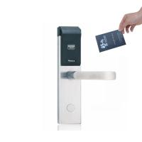 China RF Card Smart Hotel Lock 3.5kgs Electronic Card Access Door Locks for sale