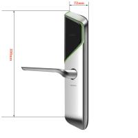 China Aluminum Alloy Smart Hotel Lock  Electronic Key Card Door Locks for sale