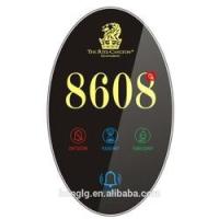 China DND Switch Glass Panel Door Bell Hotel Door Lock Accessories for sale