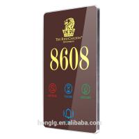 China ABS Door Lock Accessory DND Panel With Doorbell Black / Brown Color for sale