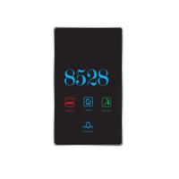 China ABS Door Lock Accessory DND Panel With Doorbell Black / Brown Color for sale