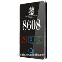China ABS Door Lock Accessory DND Panel With Doorbell Black / Brown Color for sale
