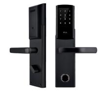 China Black Access Control Hotel Door Locks / Smart Door Lock With Card for sale