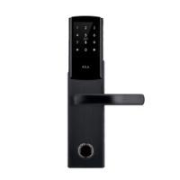 China Black Access Control Hotel Door Locks / Smart Door Lock With Card for sale