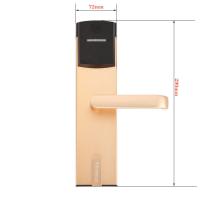 China Stainless Steel RFID Hotel Lock Keyless Card Entry Door Locks for sale