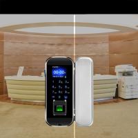 China Biometric keyless entry door lock fingerprint Door Lock For Glass Door for sale