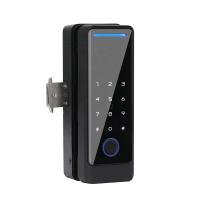 China Sliding Glass Door Smart Lock Tuya APP Bluetooth Fingerprint Rim Lock for sale