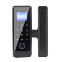 China Sliding Glass Door Smart Lock Tuya APP Bluetooth Fingerprint Rim Lock for sale