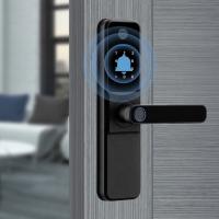 China WiFi Fingerprint Door Lock Aluminum Alloy Smart BLE Door Lock for sale