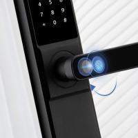 China WiFi Fingerprint Door Lock Aluminum Alloy Smart BLE Door Lock for sale
