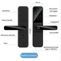 China WiFi Fingerprint Door Lock Aluminum Alloy Smart BLE Door Lock for sale