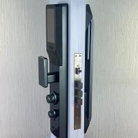 China Apartment Face Recognition Smart Lock / Black Fingerprint Security Door Lock for sale