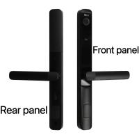 China Multifunctional Glass Door Smart Lock Tuya TTlock Digital Door Lock for sale