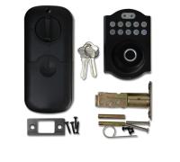 China TUYA App Glass Door Smart Lock Aluminum Alloy Household Wooden Door Digital Lock for sale