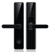 China Aluminum Alloy Tuya APP Smart Lock Outdoor Fingerprint Door Lock for sale