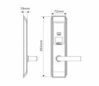 China Smart Door Lock fashional hotel electronic door lock system gold for sale
