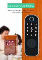 China Security Smart Rim Lock  Black Automatic Door Lock For Home for sale
