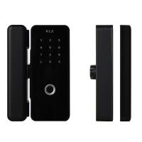 China Smart Glass Door Fingerprint Lock / Apartment Electronic Door Locks for sale