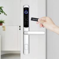 China Smart Door Lock  keyless with hotel system lock electronic black for sale