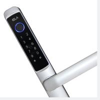 China Smart Door Lock Broken bridge aluminum lock black for sale