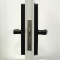China Black Tuya APP Smart Lock Fingerprint / Smart Code Door Lock for sale