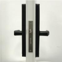China Biometric Residential Electronic Lock Black house / Home Fingerprint Lock for sale
