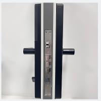 China WIFI Intelligent Fingerprint Door Lock Residential Smart Black Color for sale