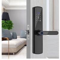 China Aluminum Alloy Smart Door Lock Security Keyless Security Door Locks for sale