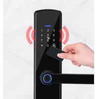 China Aluminum Alloy Smart Door Lock Security Keyless Security Door Locks for sale