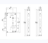 China High Security Fingerprint Ttlock Smart Lock Tuya E06 Digital Smart Door Lock For Home Airbnb Apartment Project for sale