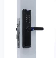 China Waterproof WiFi App Smart Door Lock ELA E-515 Biometric Lock Fingerprint Door Handle for sale