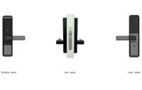 China Popular ELA E-596 Tuya Keyless Entry Biometric Fingerprint Password Home Digital Smart Door Lock for sale