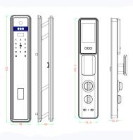 China ELA E-760 High-end Smart Fingerprint Door Lock Can Real-time Cat Eye Monitoring Facial Recognition Finger Vein Smart Doo for sale