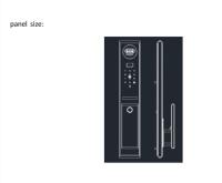China Tuya Fingerprint Card Key Factory Manufacture OEM High quality aluminum alloy Bluetooth customized body Smart Door Lock for sale