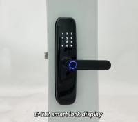 China OEM E-512 Tuya Password Biometric Electronic Fingerprint Wifi Door Smart Digital Door Lock for sale