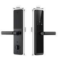 China Tuya WiFi Aluminum alloy handle Fingerprint Door Lock For Home 2 Years Warranty，E-599 for sale