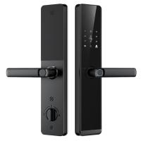 China Tuya WiFi Aluminum alloy handle Fingerprint Door Lock For Home 2 Years Warranty，E-599 for sale