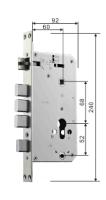 China Tuya WiFi Aluminum alloy handle Fingerprint Door Lock For Home 2 Years Warranty，E-599 for sale