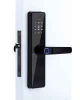 China Card Code Key Fingerprint and smartPhone Unlock Method Smart Hotel Lock Silver Door Thickness 35 to 90mm Secure Access Control System for sale