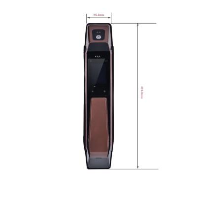 China Pms Fidelio Compatible Smart Hotel Lock Silver Black 300mm X 70mm X 40mm Durable Secure Access Control System for sale