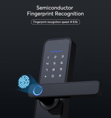 China Rechargeable Lithium Battery Tuya APP Smart Lock Offering Tuya Version Operating Temperature minus 20°C to 60°C Designed for Access Management for sale