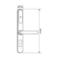China ELA 2026 Hot Sale Slim Door Lock for Swing & Sliding Doors Waterproof Dustproof Aluminum Alloy for sale